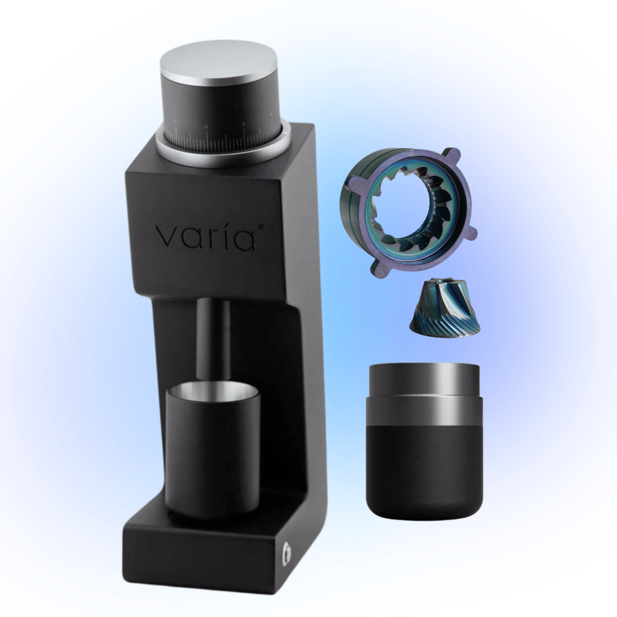 Varia VS3 with Hypernova Titanium Burr & Dosing Cup – Bean Bros.